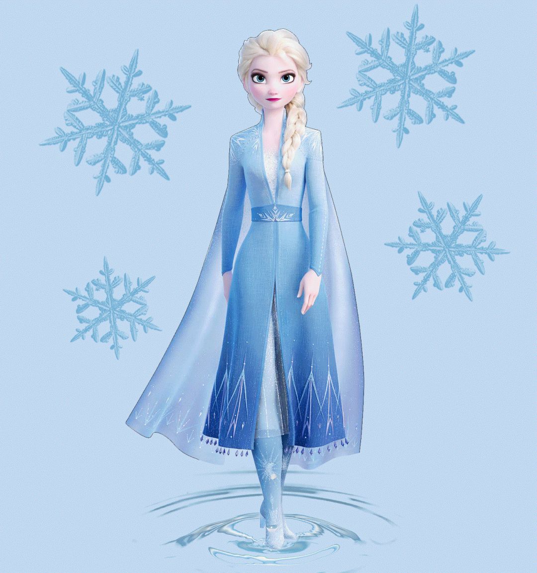 颤抖吧家长们！Elsa穿着Elie Saab高定，骑着冰马又来了～_衣服