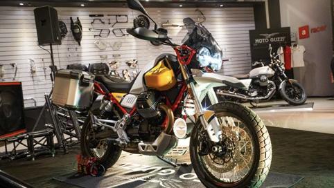 V2加传动轴多功能摩托车，Moto Guzzi V85 TT_搜狐汽车_搜狐网