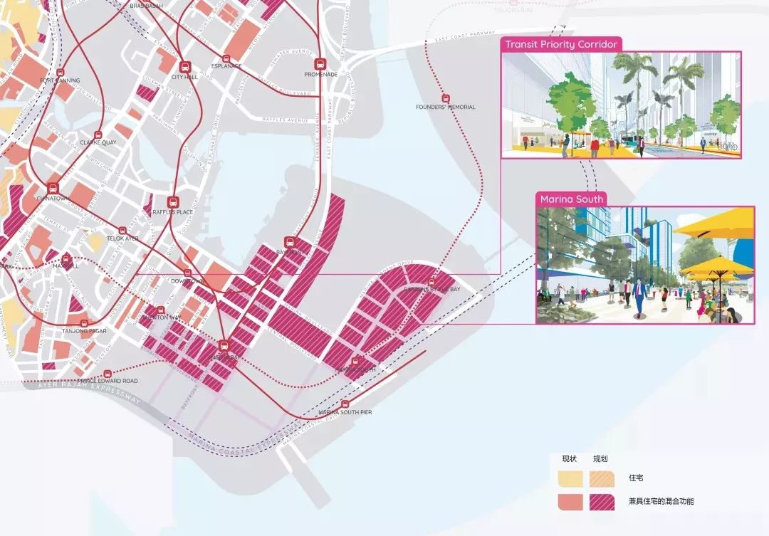 「新·规划」新加坡2019新总规：走向社区化的CBD_功能