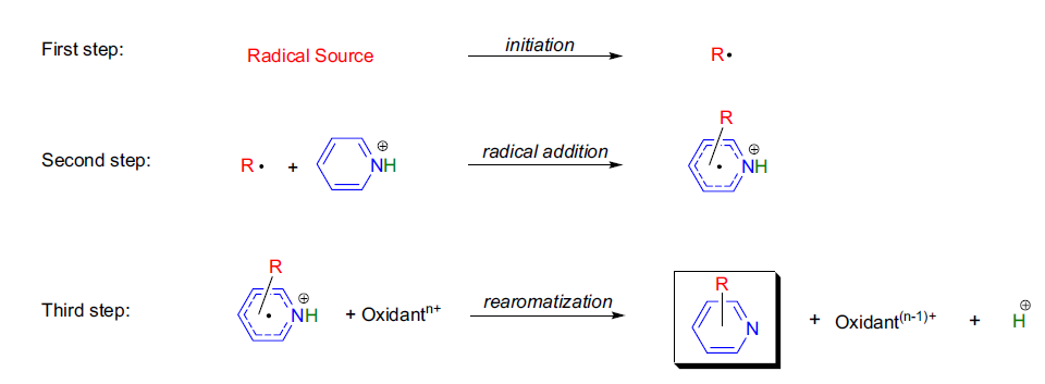 Minisci反应_进行