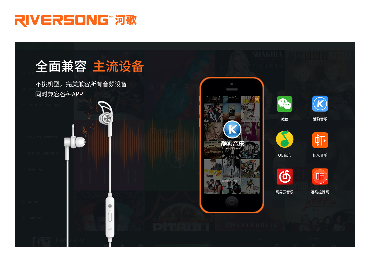 RIVERSONG河歌脖戴蓝牙耳机Stream P | 运动与自由-搜狐大视野-搜狐新闻