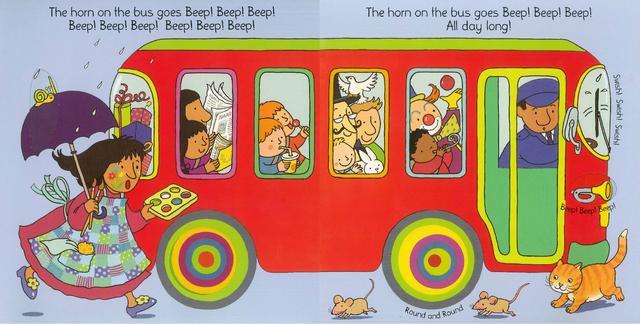 绘本赏析《The Wheels on the Bus Go Round and Round》：快乐的车轮转起来-搜狐大视野-搜狐新闻