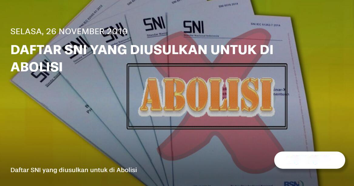 【最新】印度尼西亚SNI认证管控产品范围_for