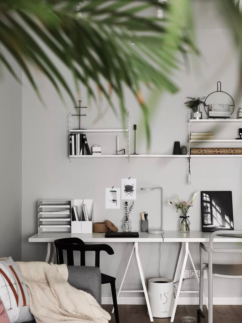 23套获赞无数的ins风书桌，打造仅需这几步，颜值高还实用！_装饰