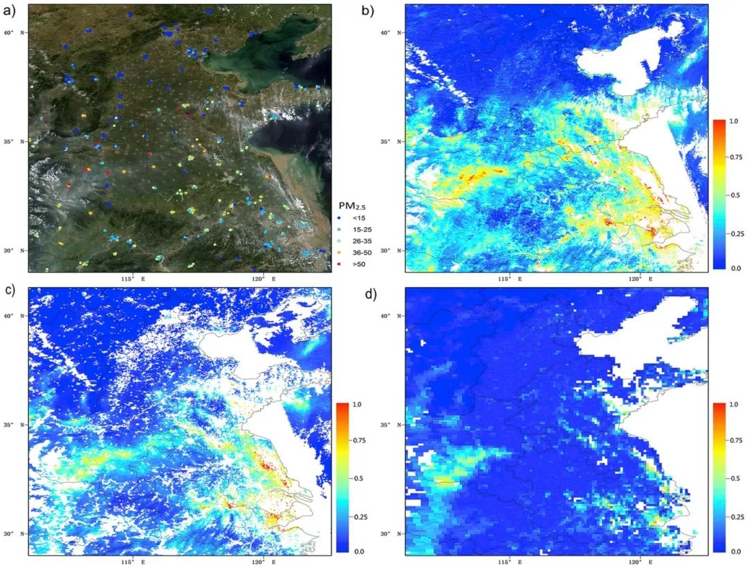 科研成果快报第118期：中国地区MODIS MAIAC高分辨率气溶胶算法的特征与限制_观测