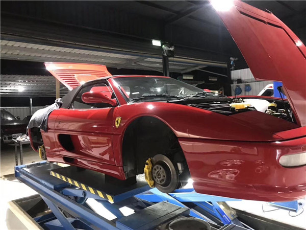 法拉利430点名安装AIRBFT气动避震器带您了解施工过程_搜狐汽车_搜狐网