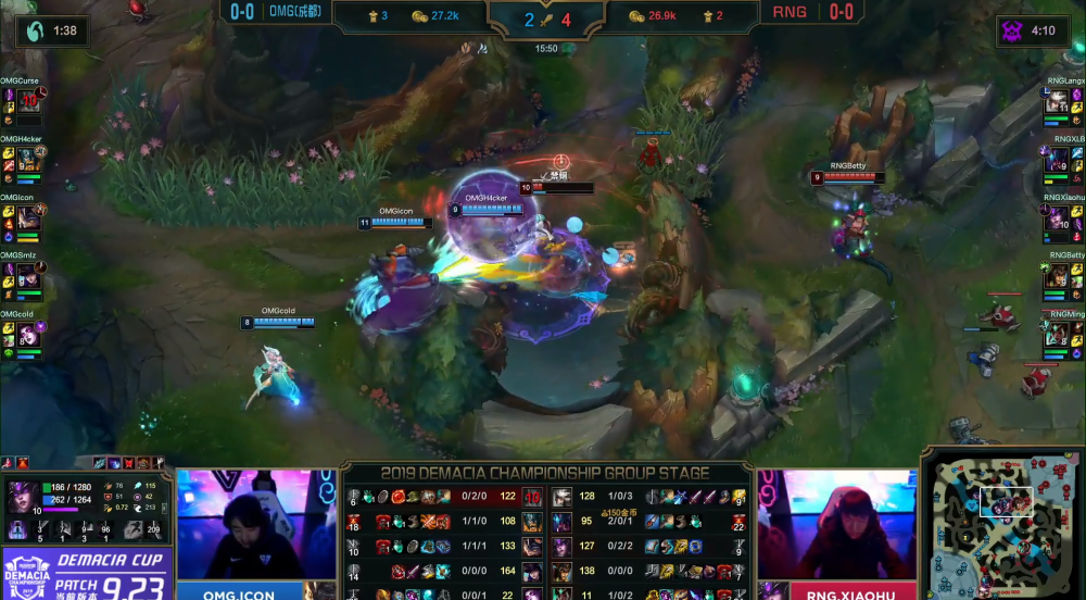 Smlz回归OMG首秀，RNG小虎被单杀，整场阵亡5次引热议_兰博