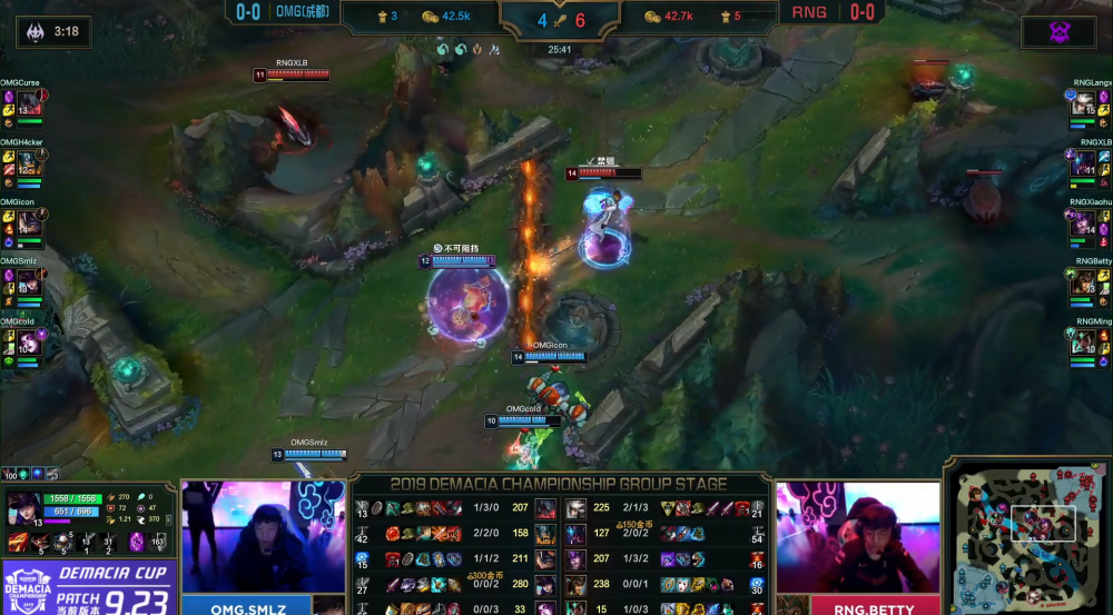 Smlz回归OMG首秀，RNG小虎被单杀，整场阵亡5次引热议_兰博