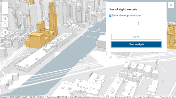 视线分析、光照模拟，ArcGIS API for JavaScript 4.14带来更强大的3D能力！_图层