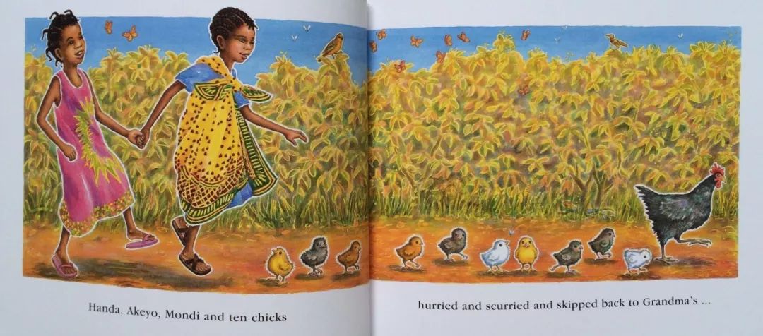 【玩绘本】 Handa's Hen_Bradman