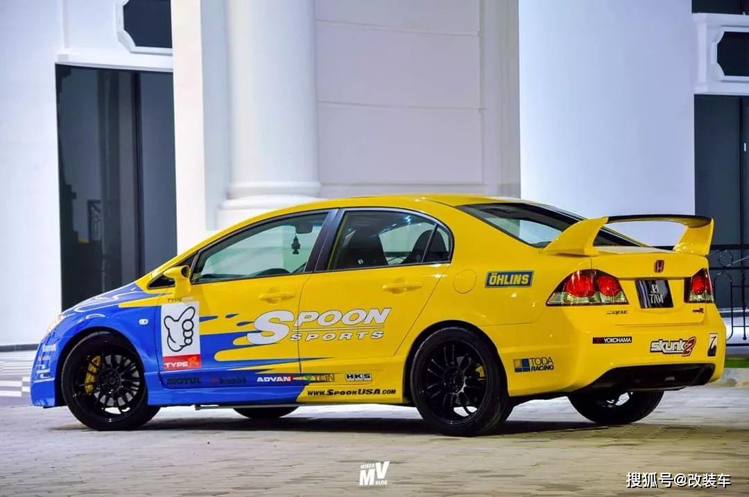 本田粉钟爱的黄蓝配色，改装品牌SPOON究竟有何魅力？_搜狐汽车_搜狐网