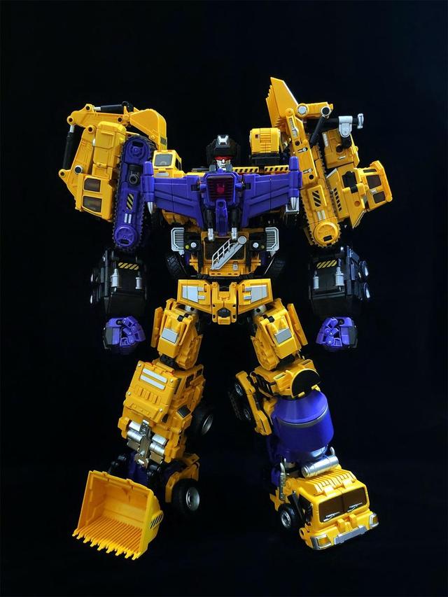 78民间测评：变形金刚第三方 DABAN 大力神 「Devastator」_关节