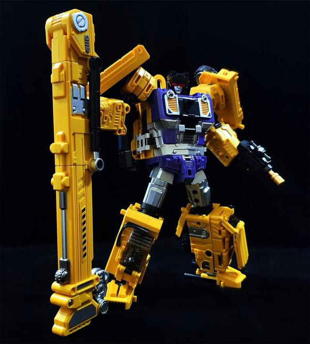 78民间测评：变形金刚第三方 DABAN 大力神 「Devastator」_关节