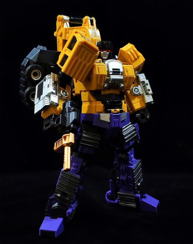 78民间测评：变形金刚第三方 DABAN 大力神 「Devastator」_关节