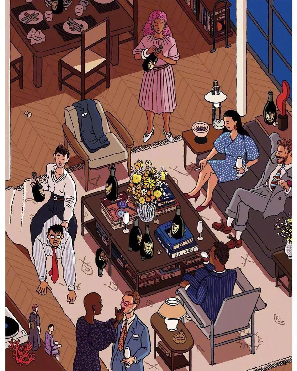 美国纽约插画师 Ilya Milstein 一组风格插画-搜狐大视野-搜狐新闻