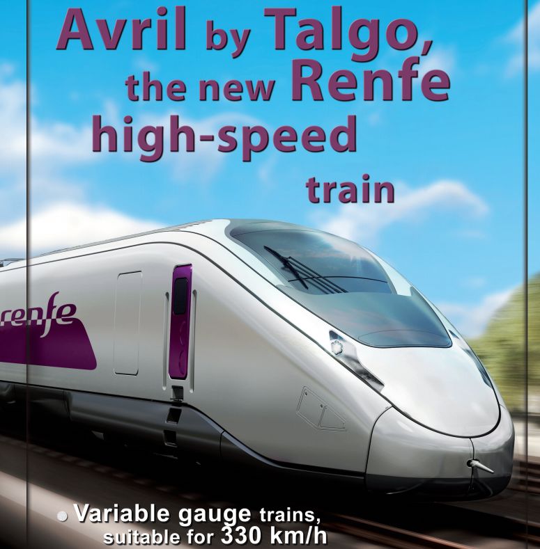 Talgo正为Renfe打造时速330公里动力集中型Avril高速列车_搜狐汽车_搜狐网