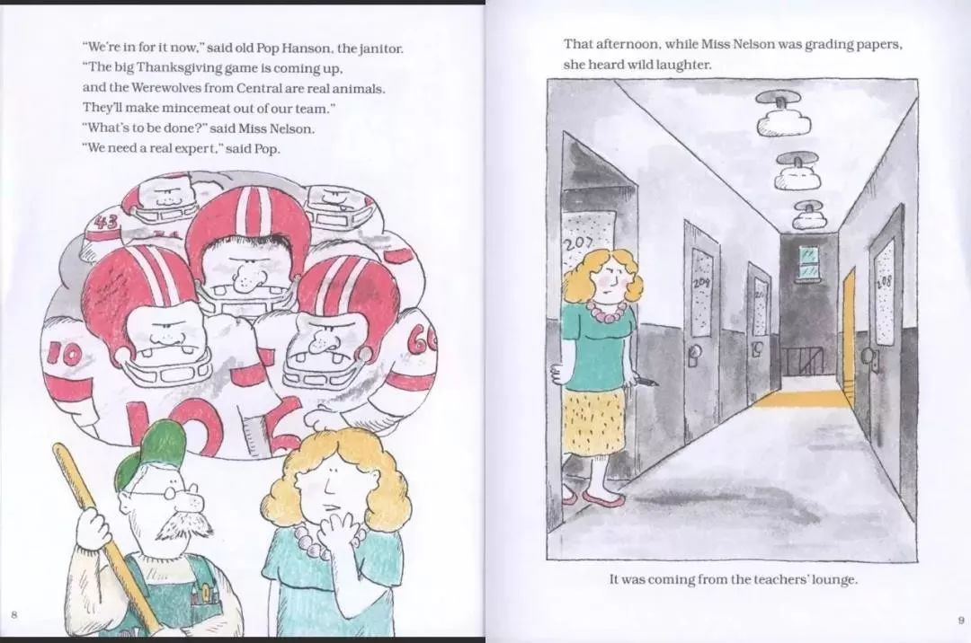 【玩绘本】Miss Nelson Has A Field Day_the