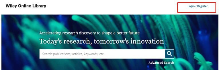 Wiley Online Library 机构账号登陆使用说明_Login