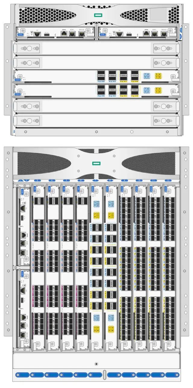 VISIO形状图库-H3C/HP/HPE 服务器/网络/安全/存储_机架式