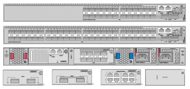 VISIO形状图库-H3C/HP/HPE 服务器/网络/安全/存储_机架式