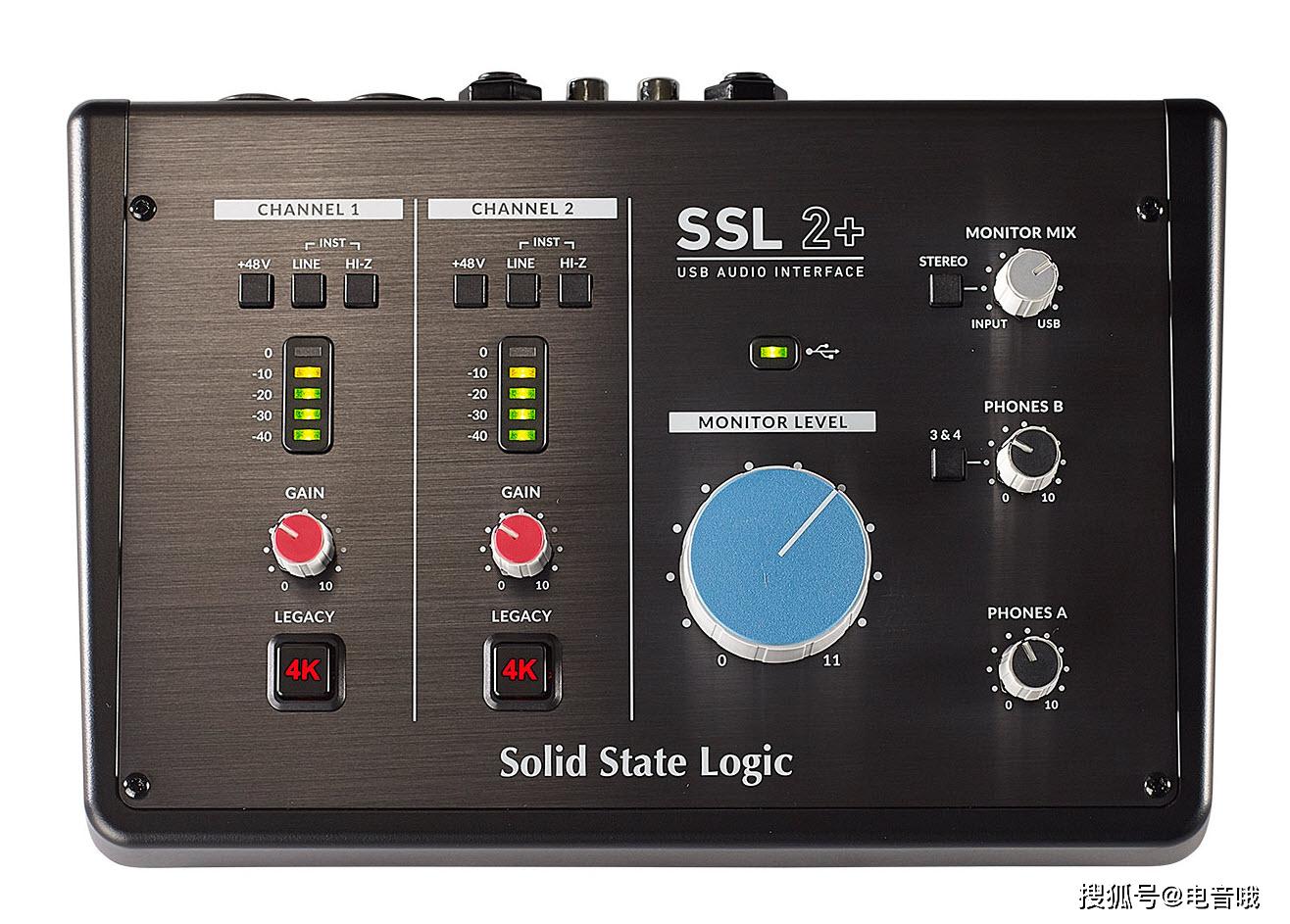 Solid State Logic（SSL）发布带有4K模式的SSL2和SSL2+USB音频接口_监听