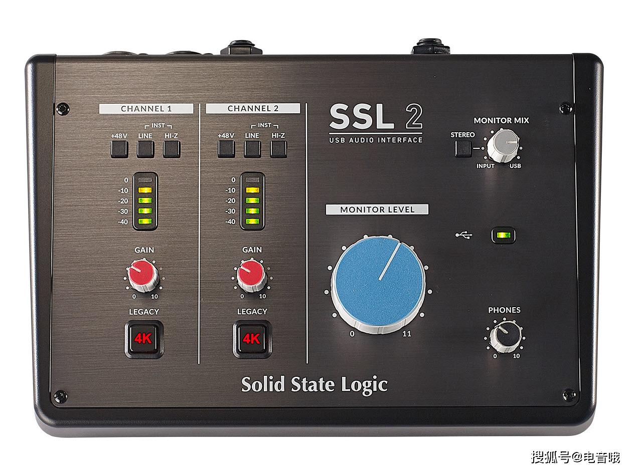Solid State Logic（SSL）发布带有4K模式的SSL2和SSL2+USB音频接口_监听