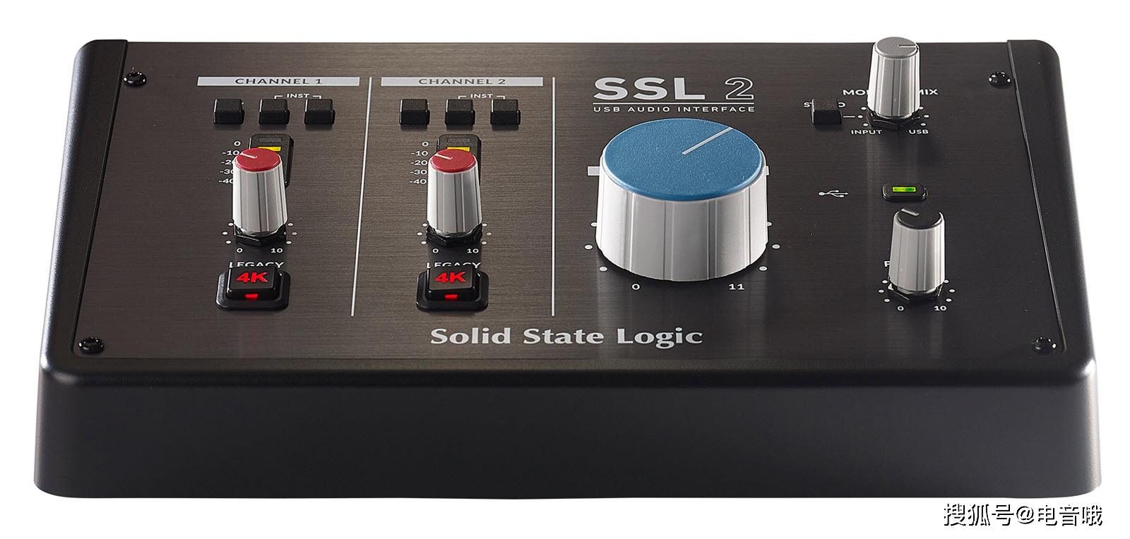 Solid State Logic（SSL）发布带有4K模式的SSL2和SSL2+USB音频接口_监听