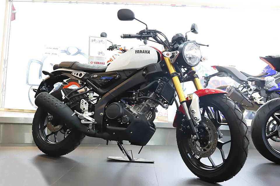 高颜值复古小钢炮 雅马哈XSR155 2020款实拍_搜狐汽车_搜狐网