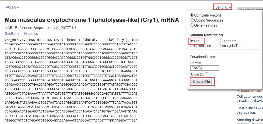 干货 | 如何查找目标基因序列？掌握这几招就够了！（NCBI篇） _RefSeq