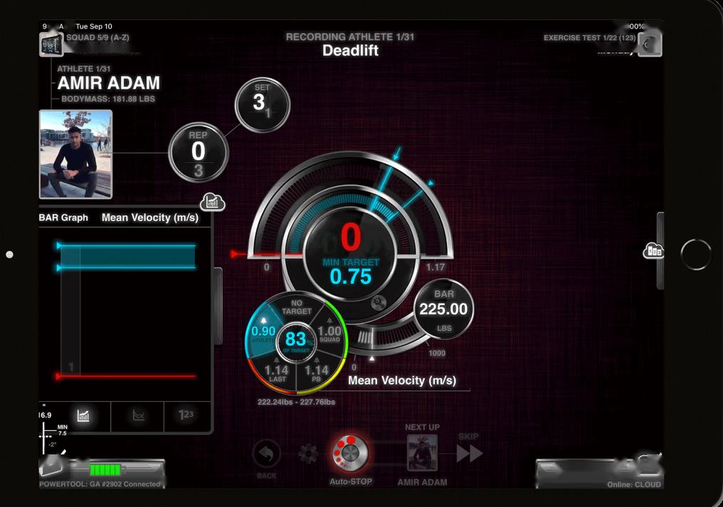 GymAware 力量功率测评系统_训练