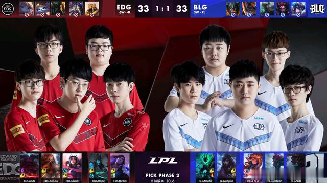 LOL：EDG让一追二战胜BLG，逆风果断开团翻盘淀粉直呼：青结！_金角
