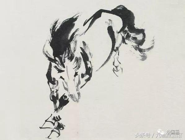 国画 马 的简单画法！_结构