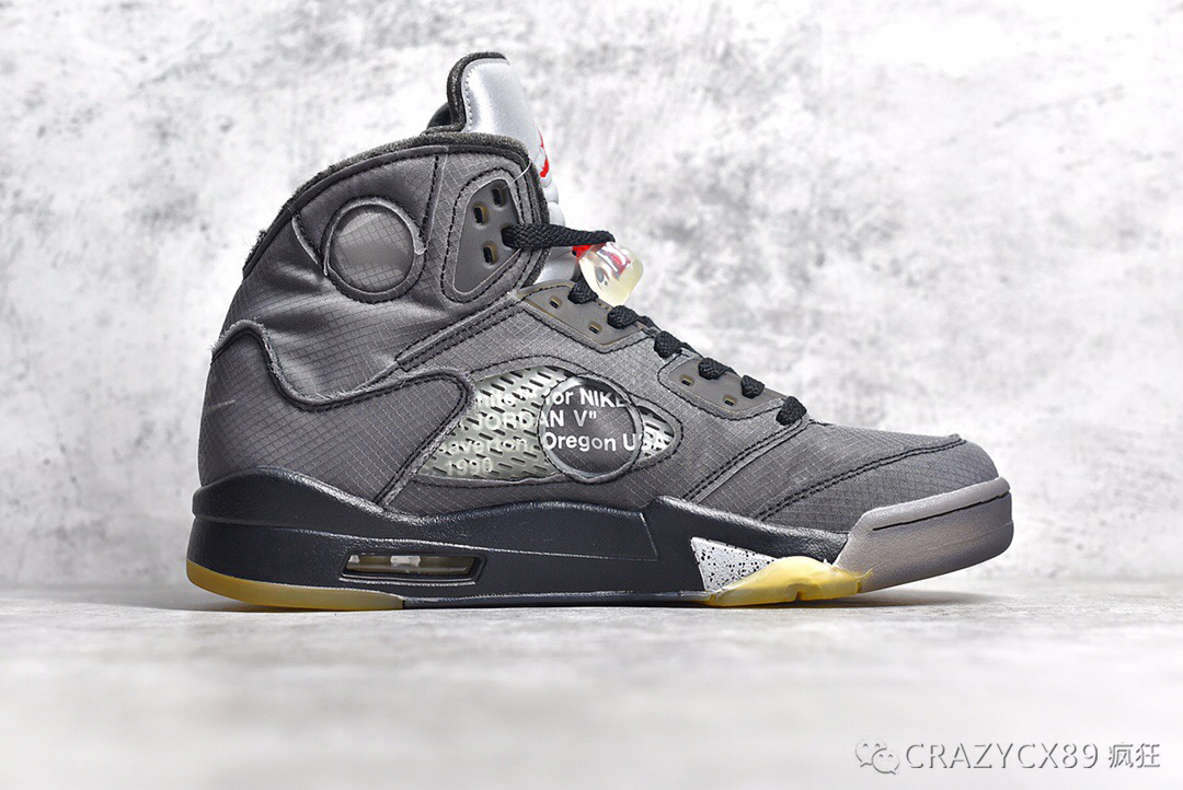 AJ5 Black Muslin Fire Red 黑蝉翼 Off White x Air Jordan 5 Retro SP 测评_搜狐汽车_搜狐网
