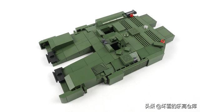 稀有的冷门坦克：Cobi积木坦克世界版Strv 103评测_车体