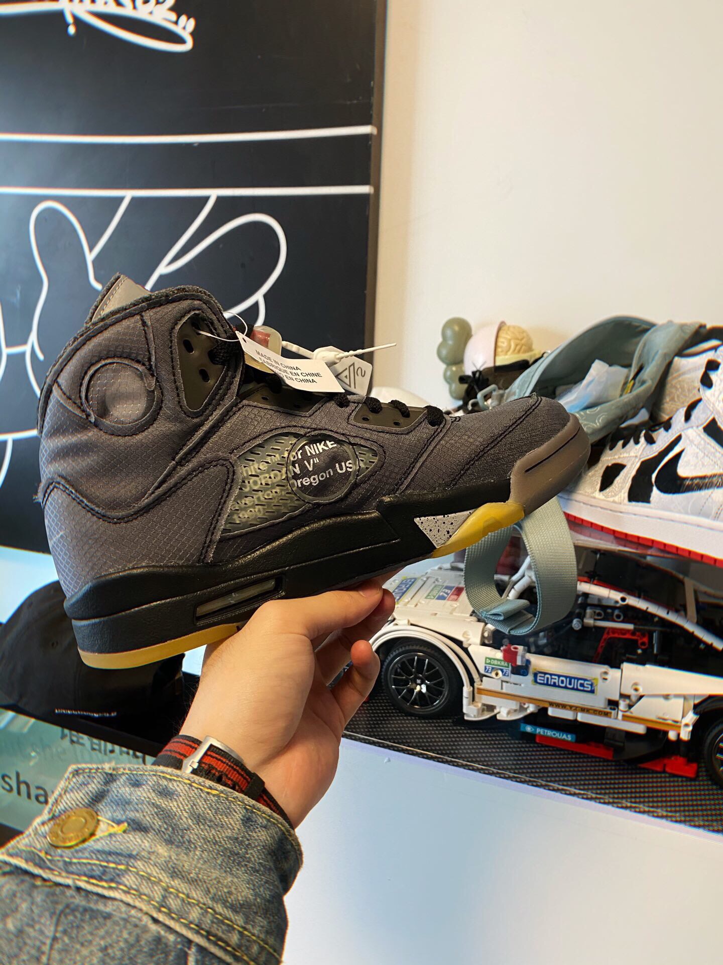 AJ5 Black Muslin Fire Red 黑蝉翼 Off White x Air Jordan 5 Retro SP 测评_搜狐汽车_搜狐网