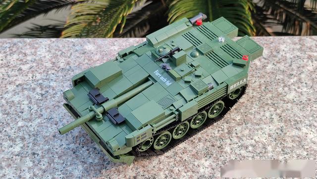 稀有的冷门坦克：Cobi积木坦克世界版Strv 103评测_车体