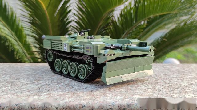 稀有的冷门坦克：Cobi积木坦克世界版Strv 103评测_车体