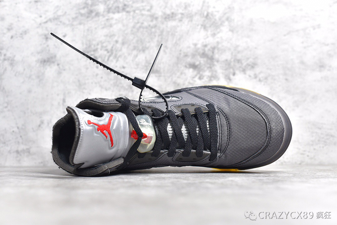 AJ5 Black Muslin Fire Red 黑蝉翼 Off White x Air Jordan 5 Retro SP 测评_搜狐汽车_搜狐网