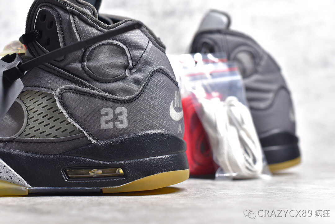 AJ5 Black Muslin Fire Red 黑蝉翼 Off White x Air Jordan 5 Retro SP 测评_搜狐汽车_搜狐网