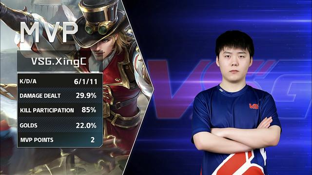 王者荣耀KPLGT：Nova张良整局梦游，VSG马超打出收割时刻_西施