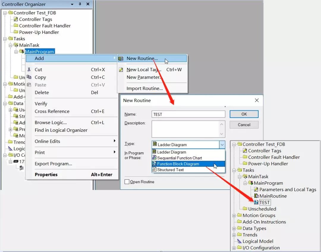 AB PLC使用 RSLogix/Studio 5000进行FBD编程方法_功能块