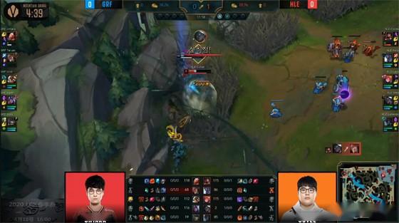 LOL-LCK：Ucal佐伊两度单杀阿卡丽，GRF2-0成功复仇HLE！_中路