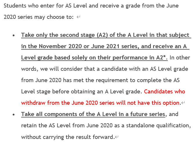 CAIE官方解读：A-Level 考生最关心的AS+A2成绩合并问题！_考试