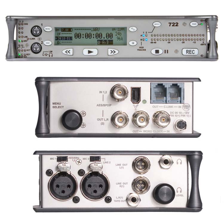 SOUND DEVICES 722 便携硬盘录音机