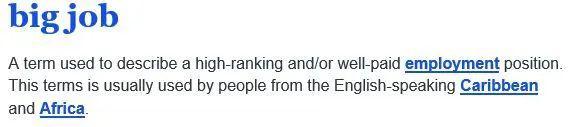 a big job 是“大工作”吗？a long job 是“长工作”？_The