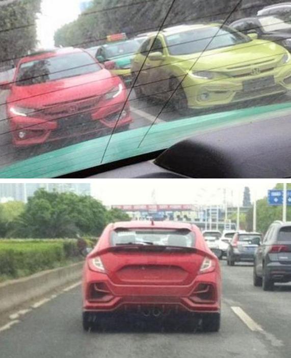 国产"Type-R"！两厢思域上路，原厂中置排气带尾翼，不愧是钢炮王_搜狐汽车_搜狐网