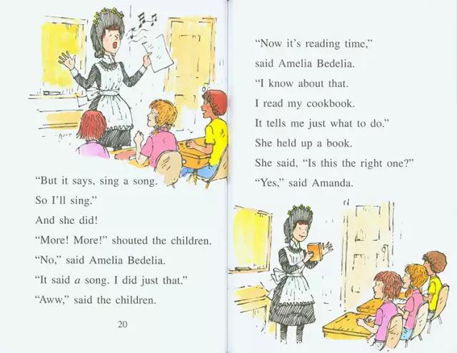 点读丨糊涂女佣 Amedia Bedelia 令人捧腹大笑的双关俚语_Amelia