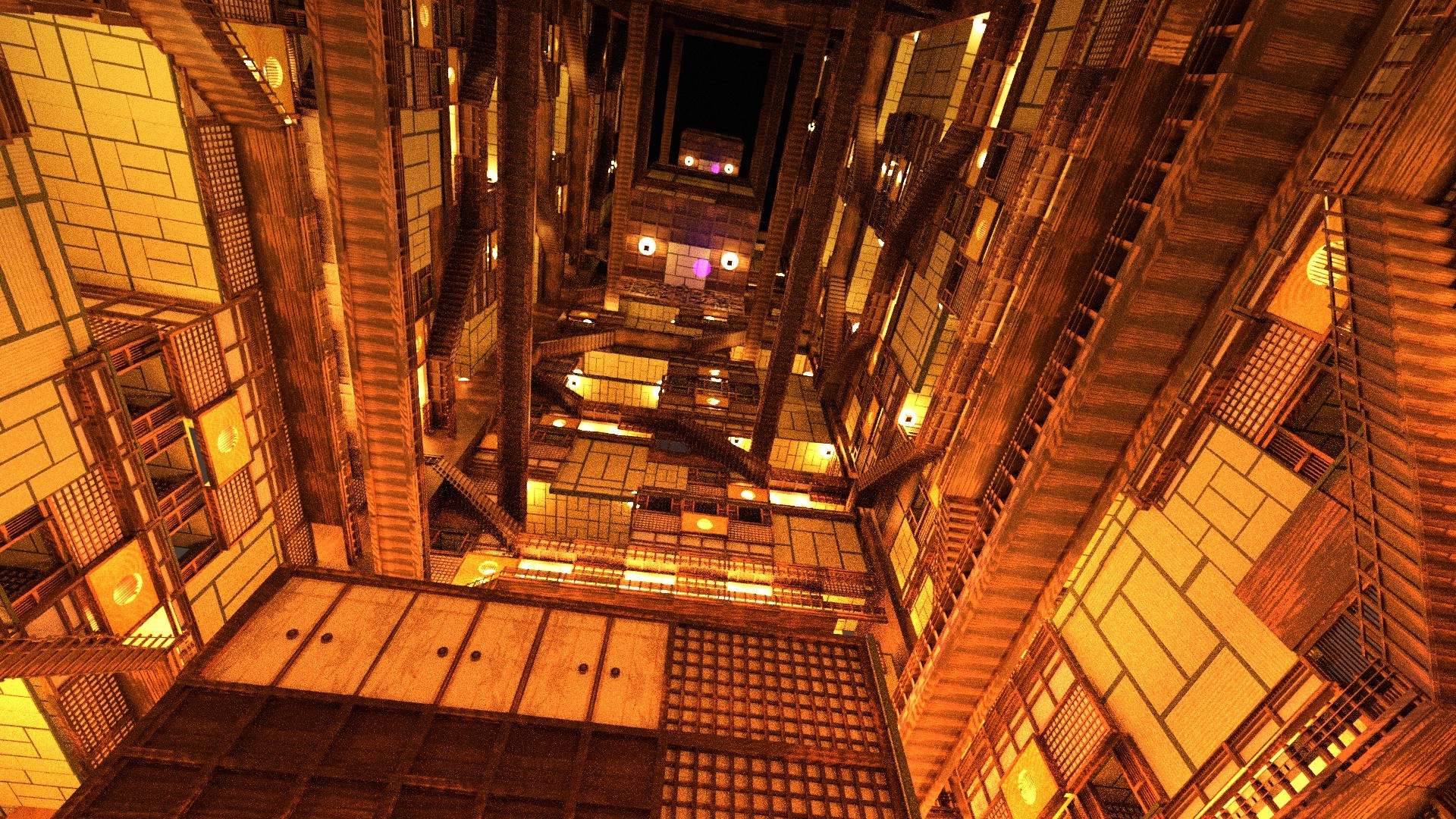 小学生自学3D软件，做出《鬼灭之刃》无限城，只是用来当背景？-搜狐大视野-搜狐新闻