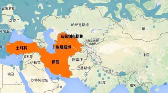 中亚五国地图,中吞并中亚五,伏尔加河(第3页)_大山谷图库