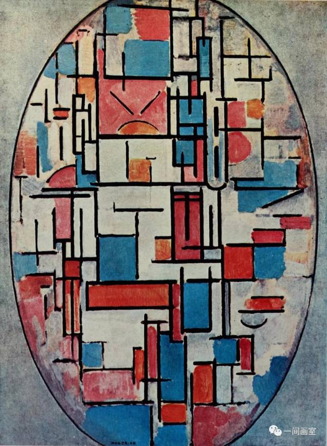 蒙德里安画面2构成7,蒙德里安画面2构成7,蒙德里安自画像_大山谷图库